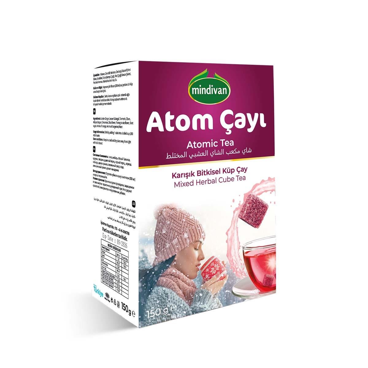 Atom Küp Şeklinde Kış Çayı | Mindivan.com.tr