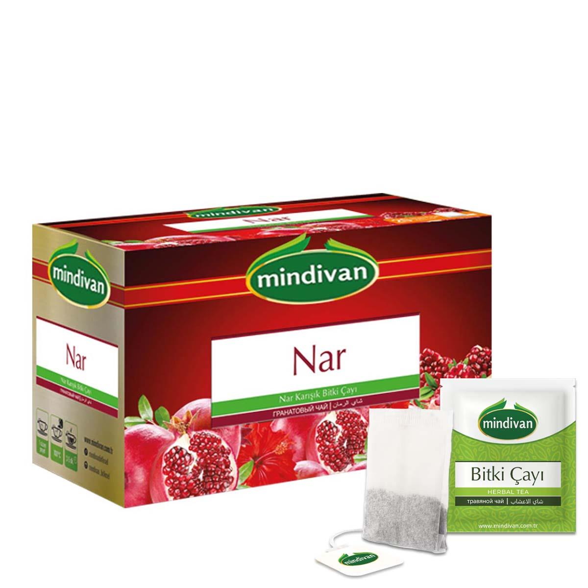 Nar Çayı 20'li Bitki Çayı | Mindivan.com.tr