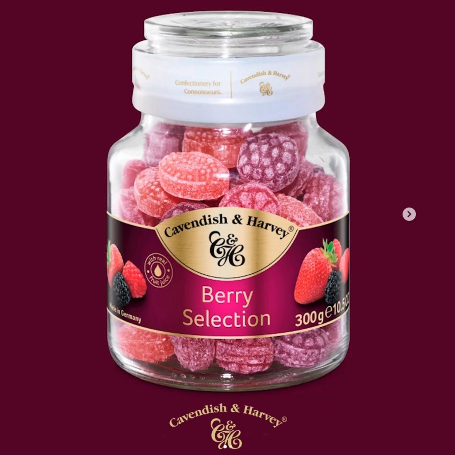 Cavendish & Harvey Berry Selection Orman Meyve Aromalı Şeker 300g Cam ...
