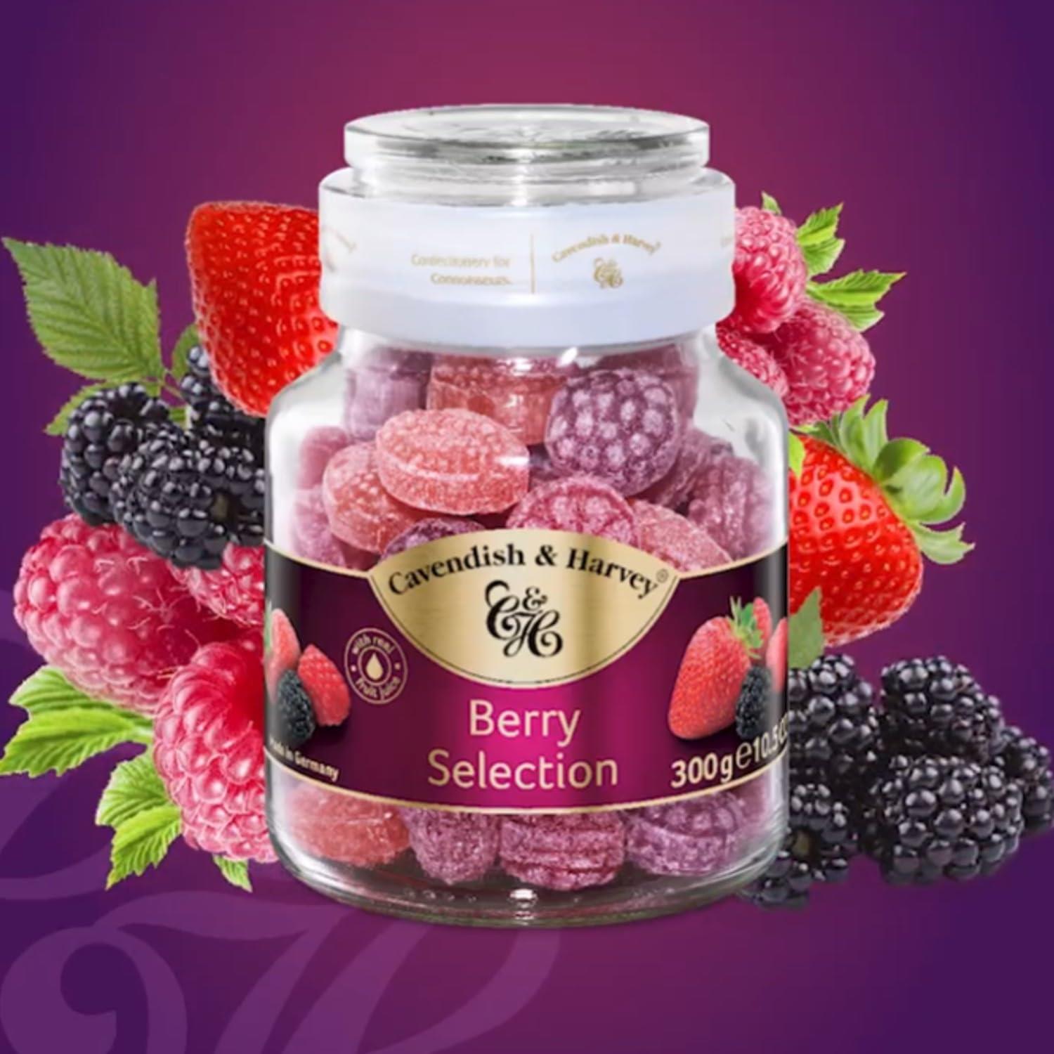 Cavendish & Harvey Berry Selection Orman Meyve Aromalı Şeker 300g Cam ...