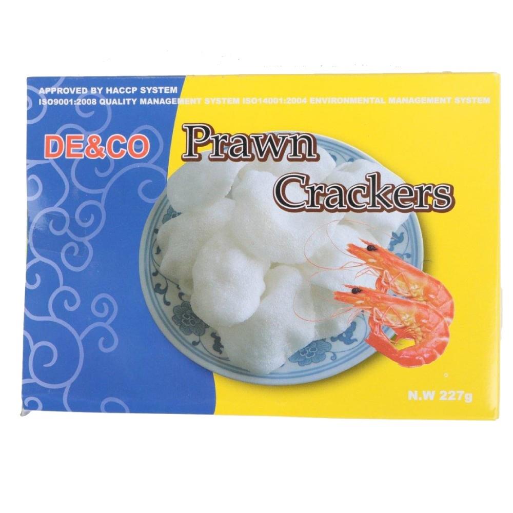 DE&CO Karides Cipsi Kraker Beyaz 227g x 3 Adet