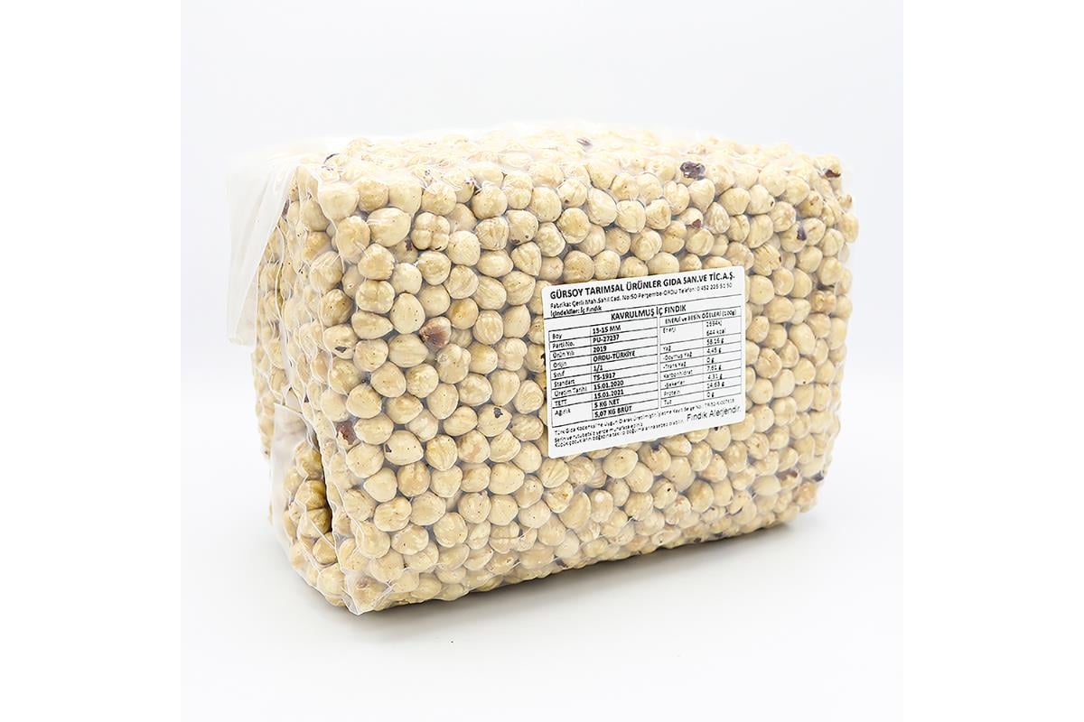 Gürsoy Kavrulmuş İç Fındık 5kg Vakum Paket