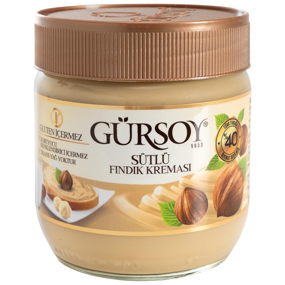 Gürsoy Sütlü Fındık Kreması 400g x 4 Adet
