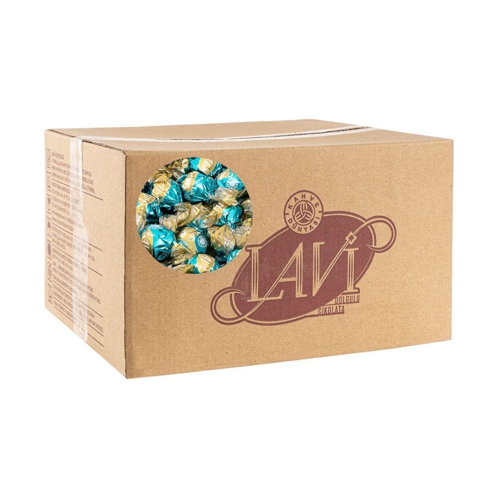 Kahve Dünyası Lavi Sütlü Fındık Dolgulu Çikolata 5 Kg | Lavi Sütlü ...