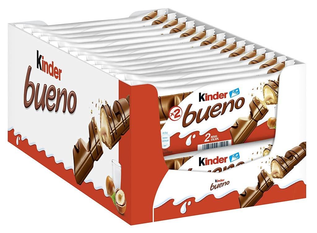 Kinder Bueno – Sütlü Fındık Kremalı Çikolata 43g x 30 Adet