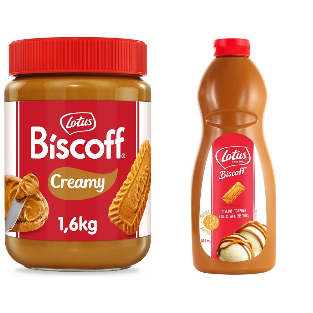 Lotus Bıscoff Spread Original 1600G + Biscoff Topping Sos 1kg