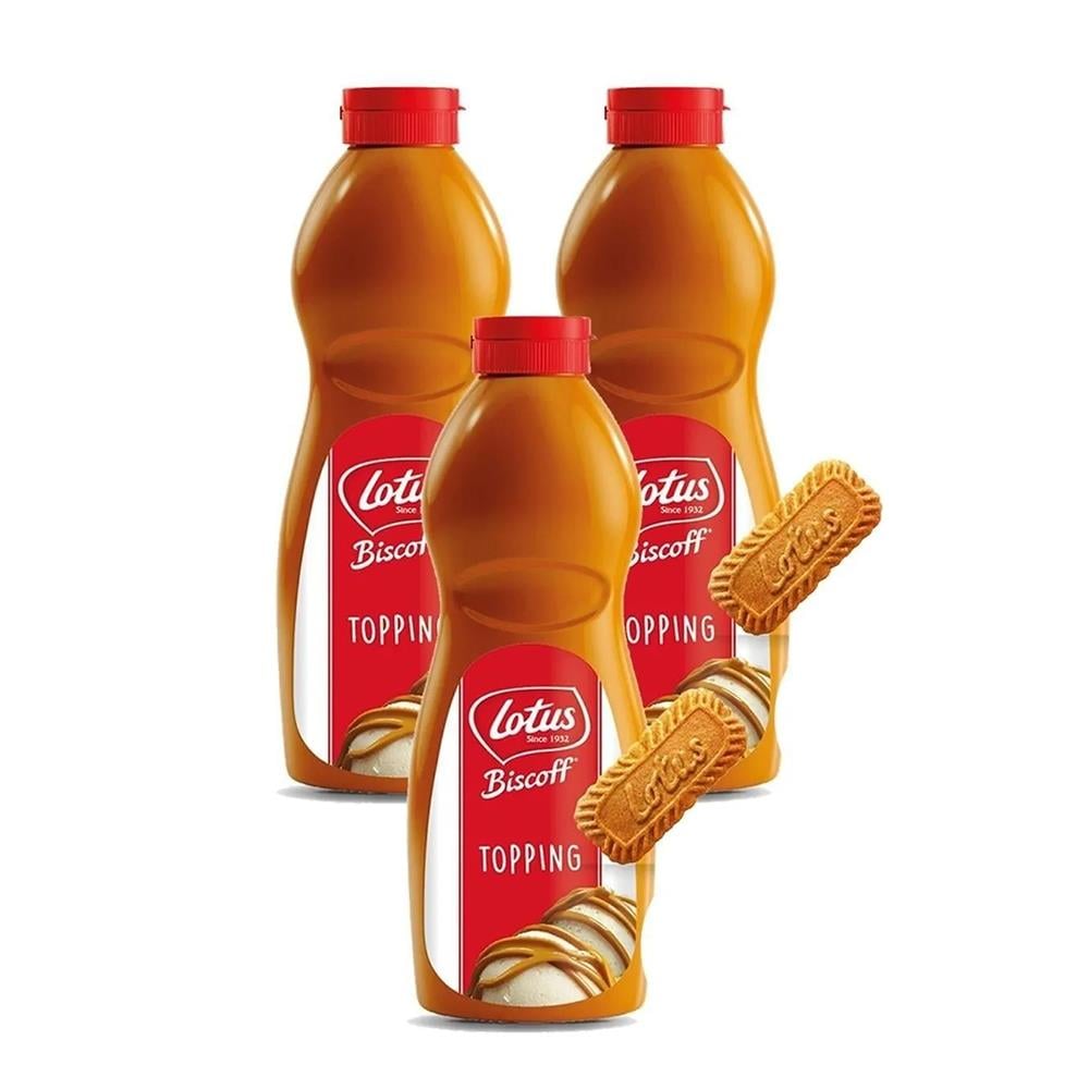 Lotus Biscoff Topping Sos 1kg x 3 Adet