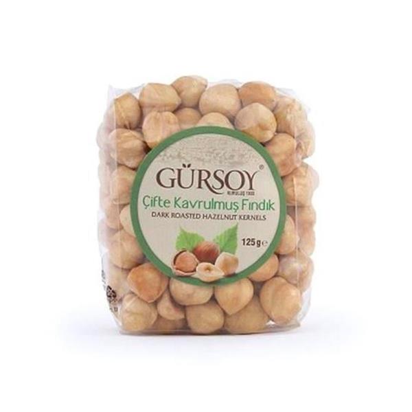 Gürsoy Çifte Kavrulmuş İç Fındık 125g Oturan Paket