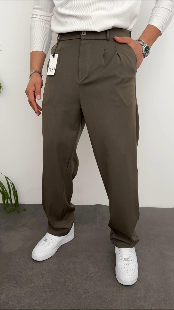 Pileli Baggy Kumaş Pantalon | Can Atay