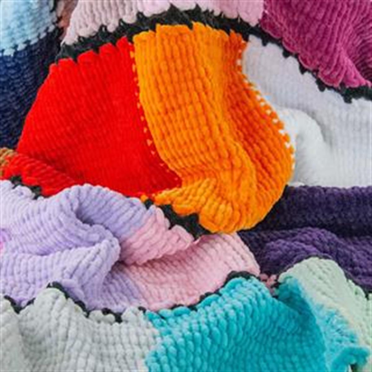 Wolans Bunny Baby Chenille Velvet Yarn 07 Fuschia