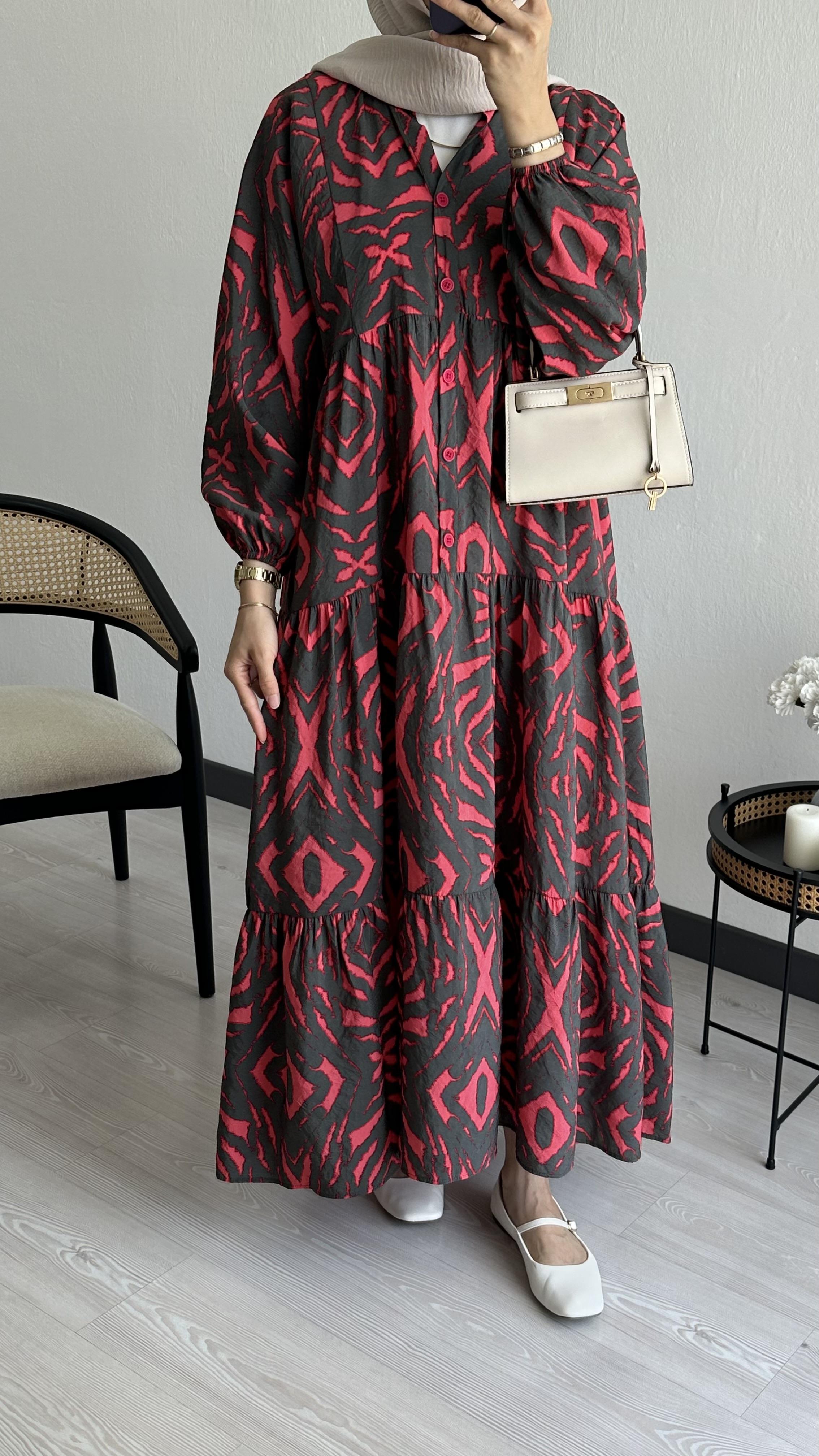 Sely Elbise Kırmızı