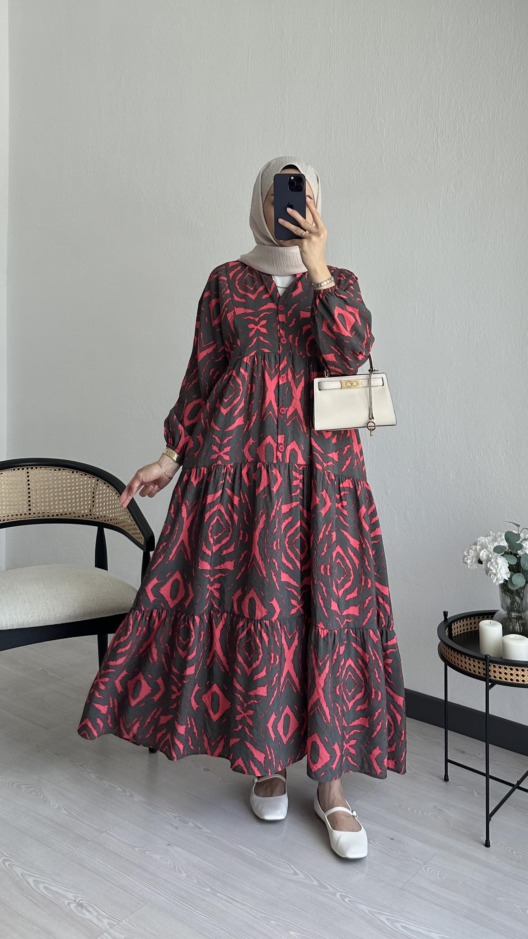 Sely Elbise Kırmızı