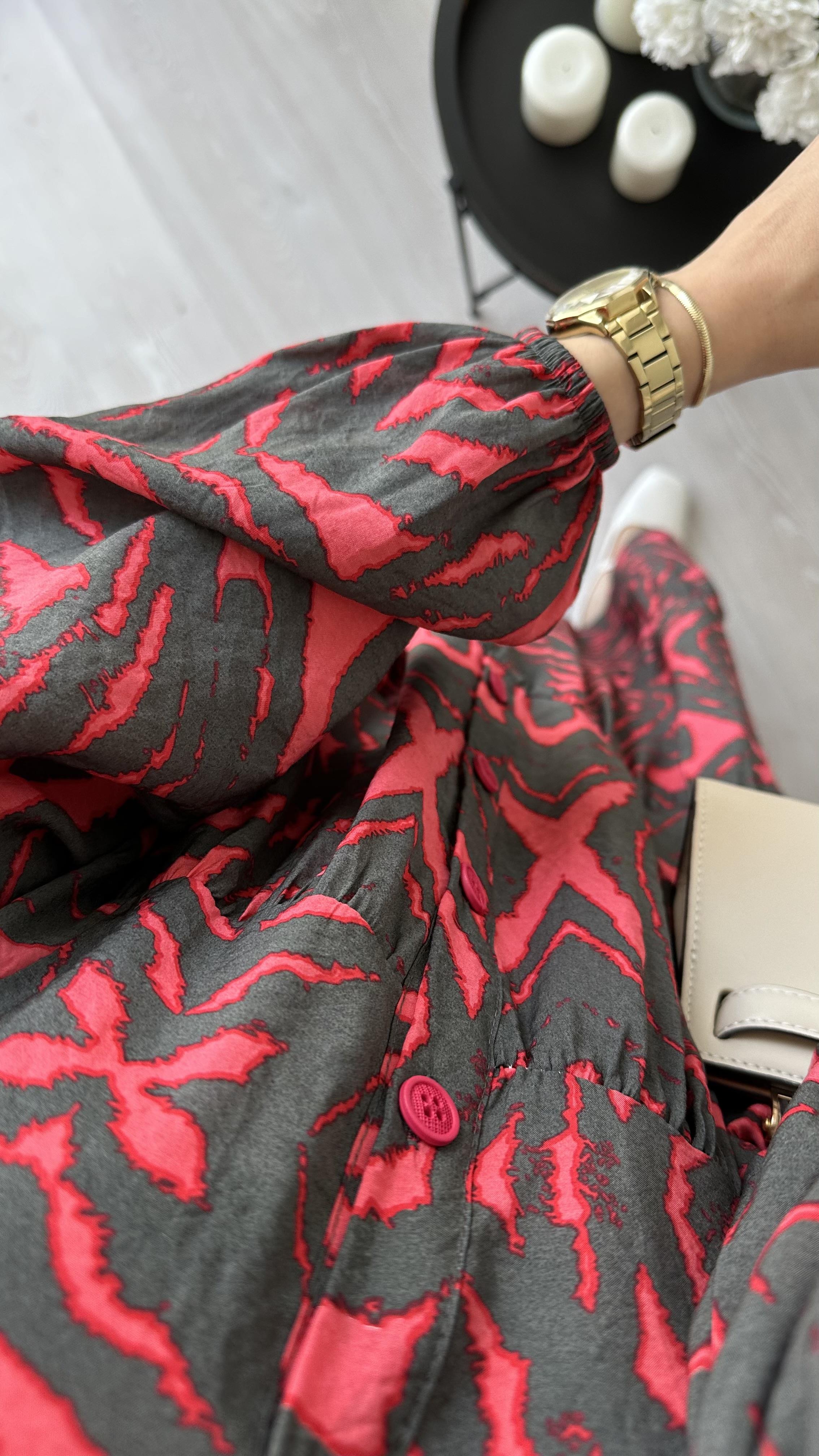 Sely Elbise Kırmızı