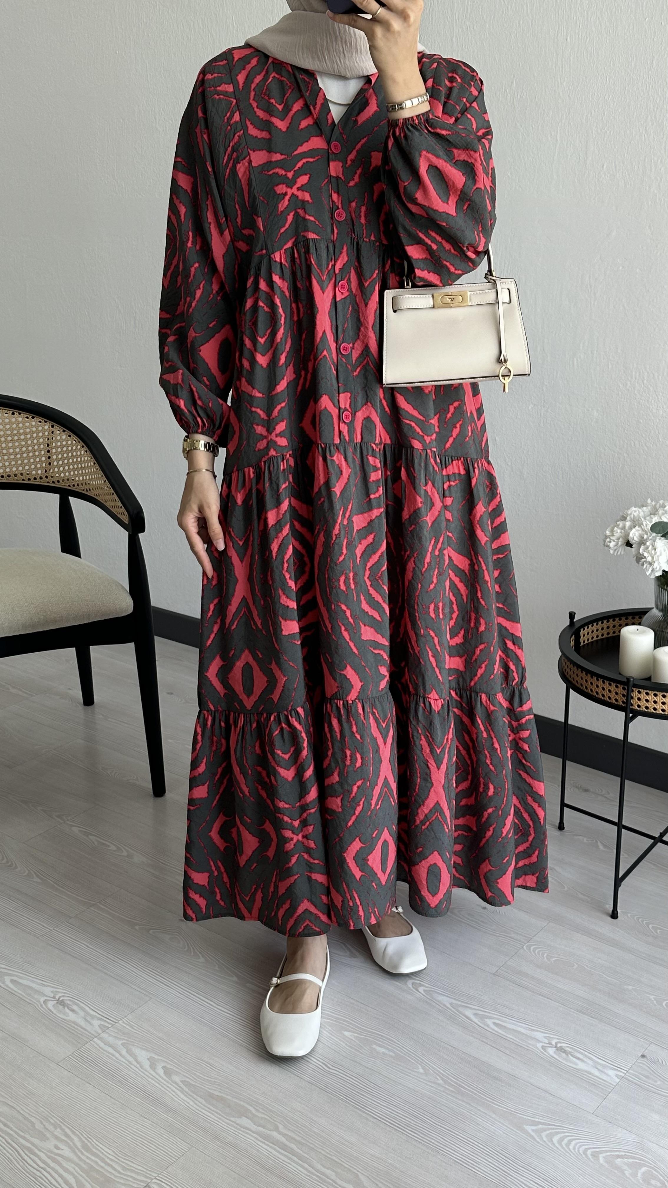 Sely Elbise Kırmızı