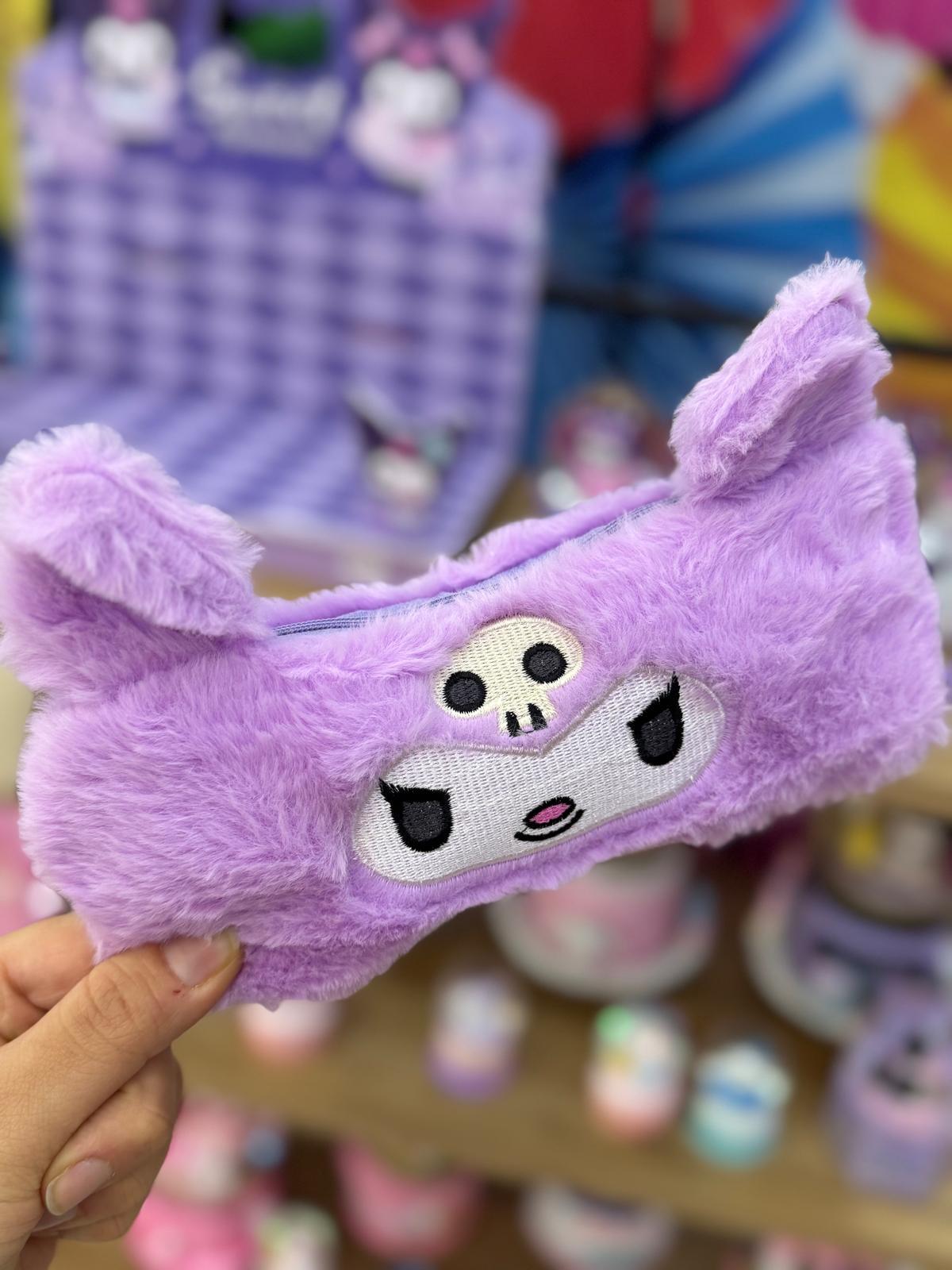 Kuromi Orta Boy Lila Peluş Kalemlik