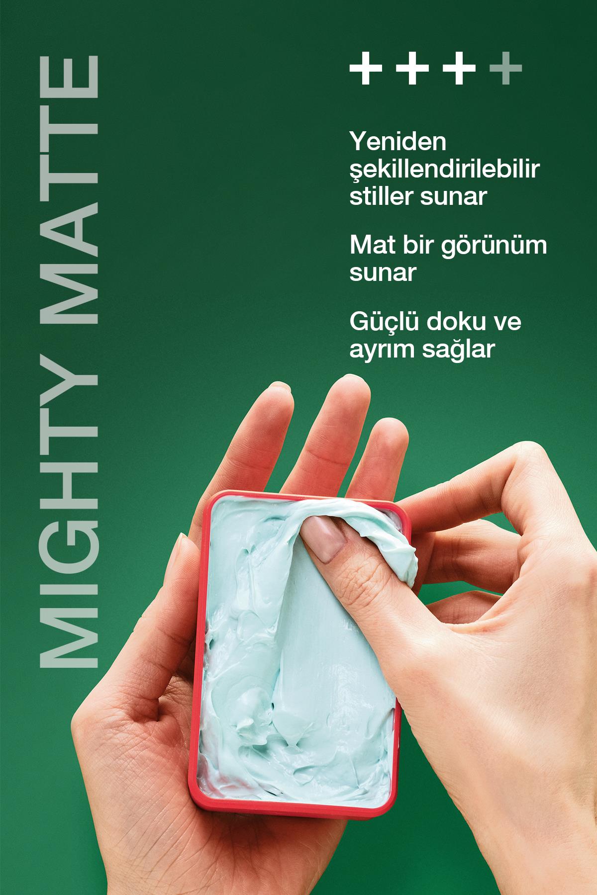 Mighty Matte Tutucu Mat Wax 100ml