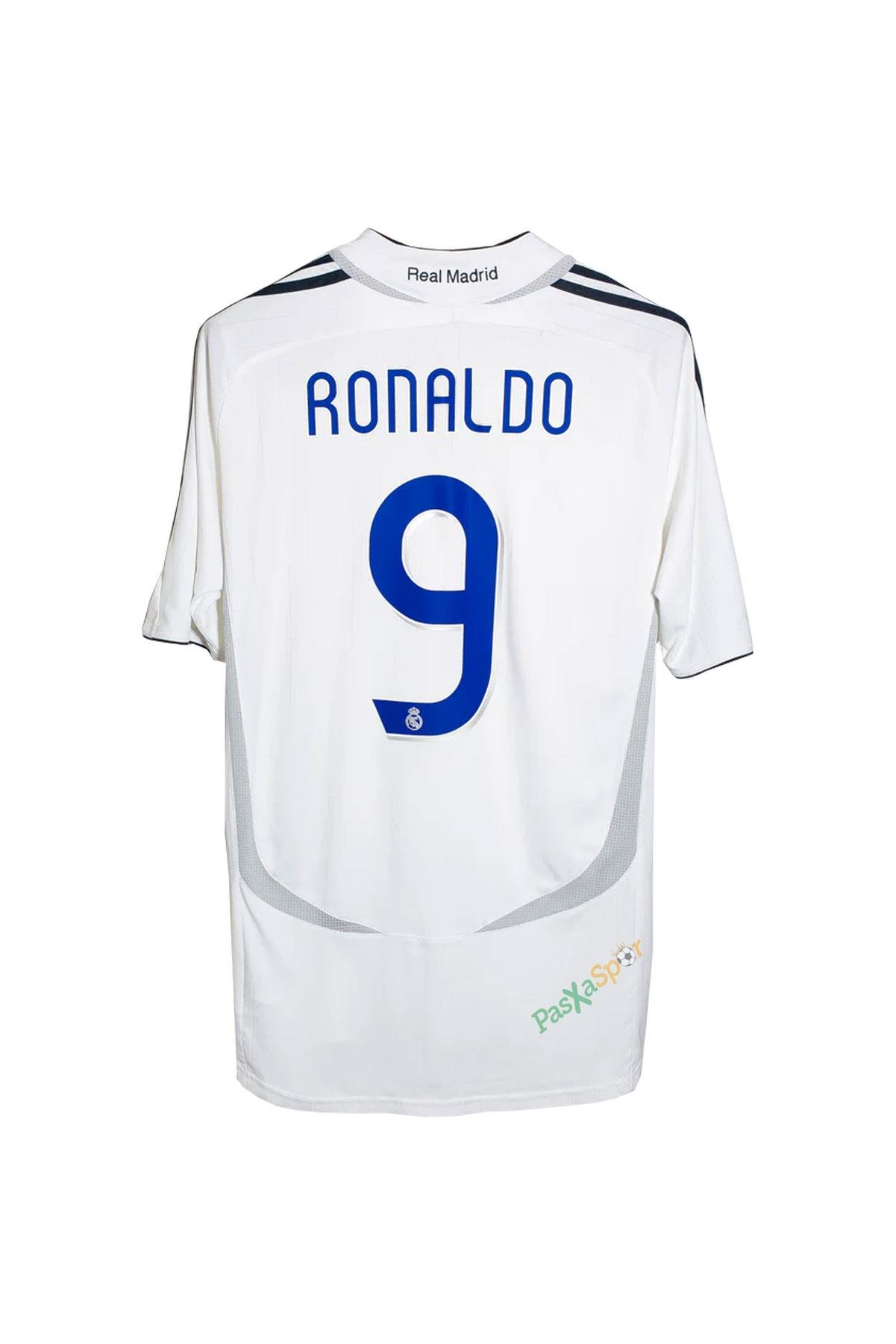 Real Madrid 2006-2007 İç Saha Ronaldo Kısa Kolu Retro Forması
