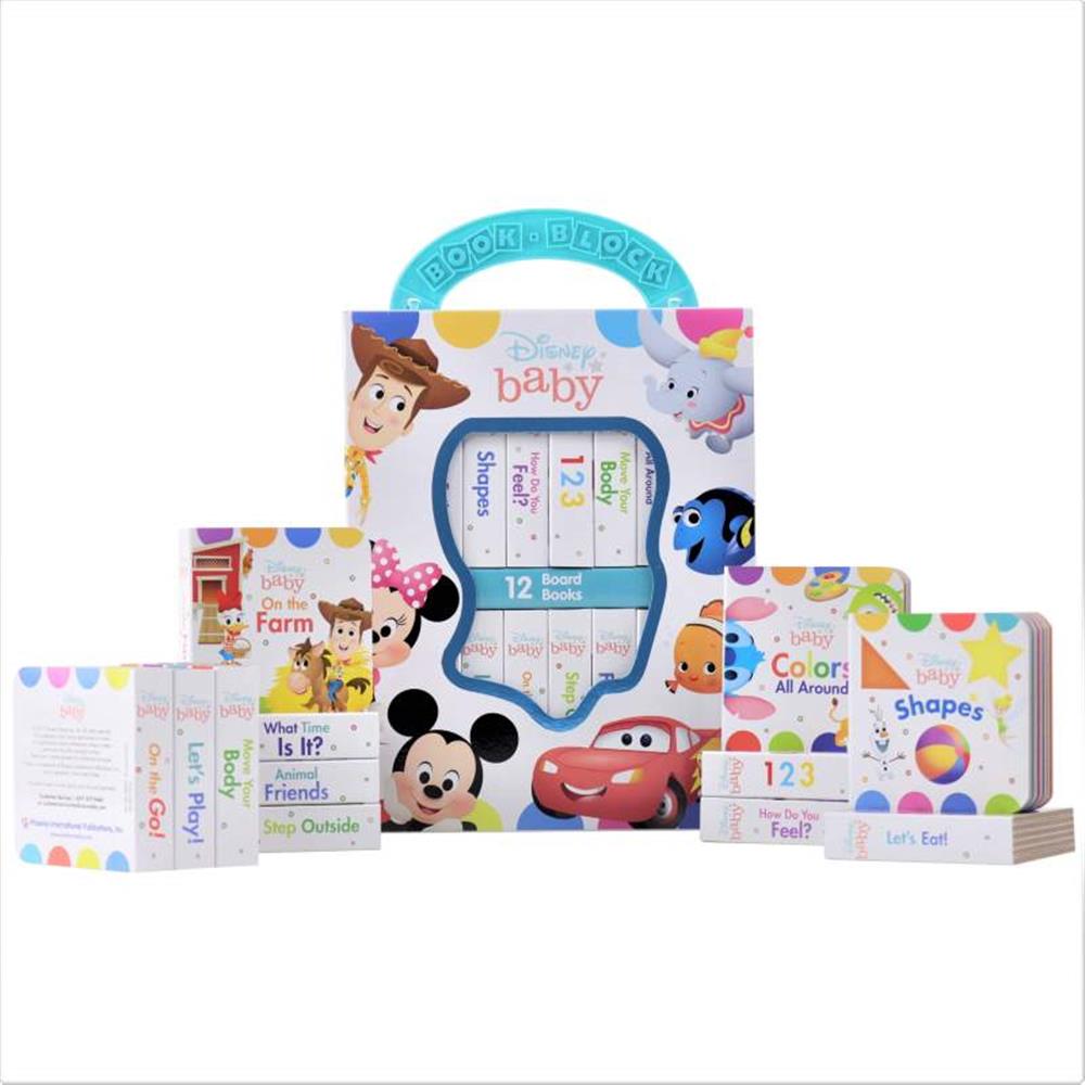 Disney Baby: My First Library 12 Board Book Set- Mickey Mouse, Minnie ...