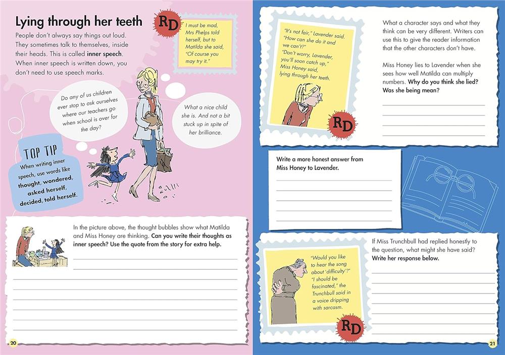 Roald Dahl's Creative Writing with Matilda: How to Write Spellbinding ...