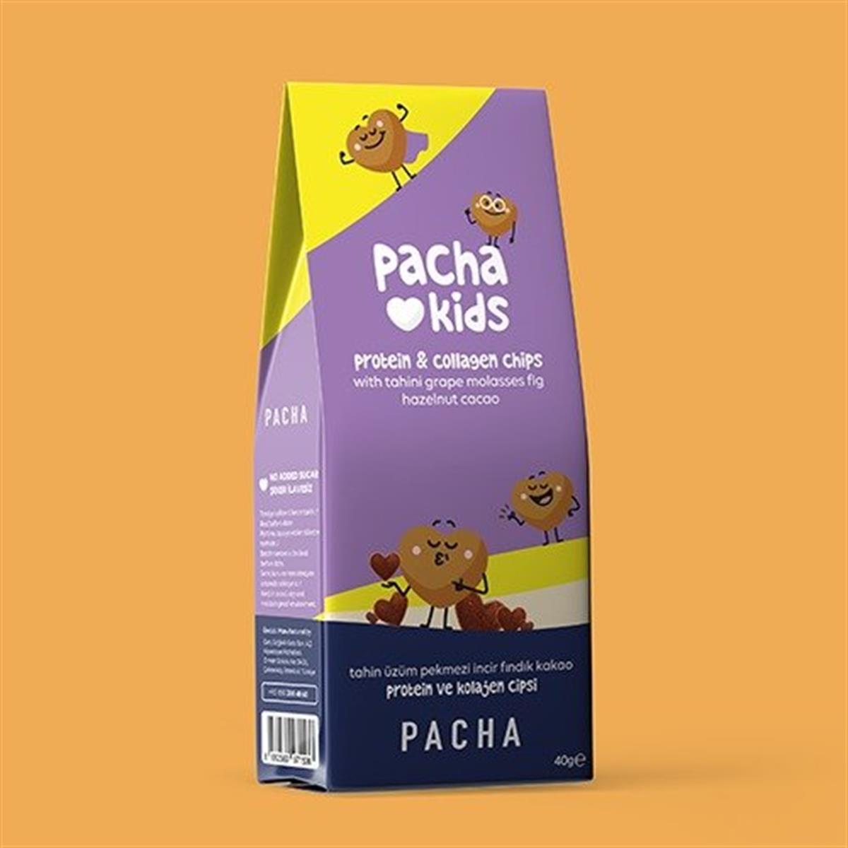 Pacha Kids Protein Ve Kolajen Cipsi 40G | Datça Murat Çiftliği