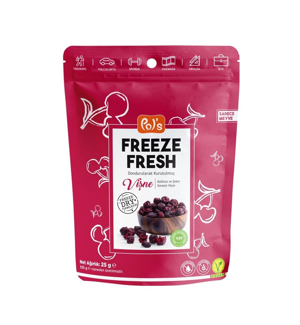 Pol's-Freeze Fresh Vişne 25 gr.