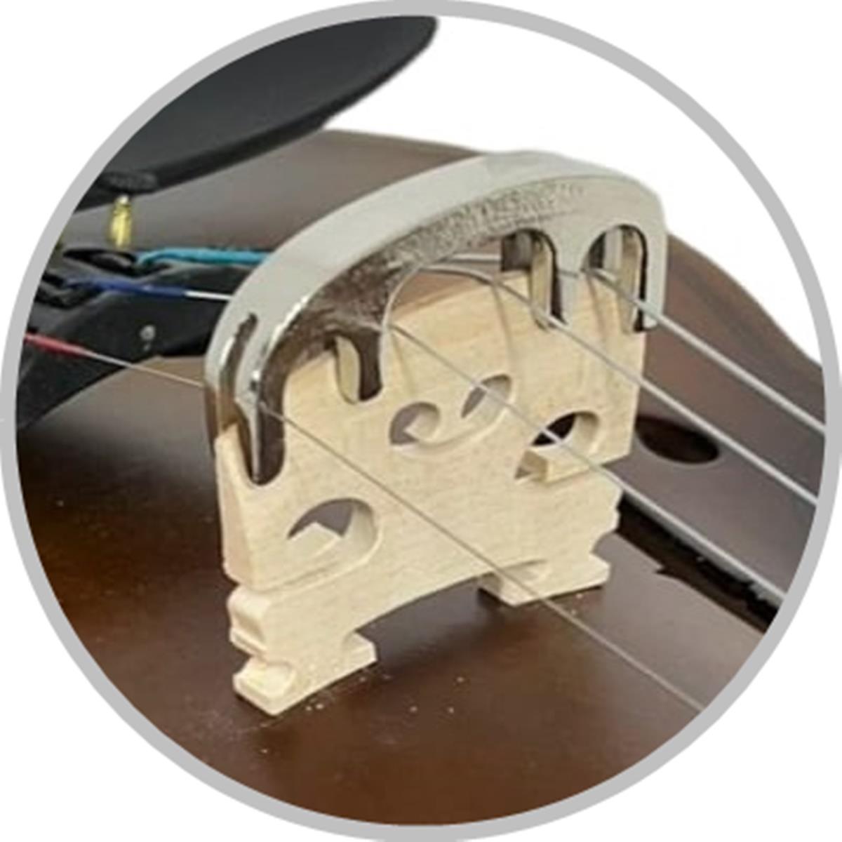 Keman Susturucu Nkel Kaplama,Abanoz Keman Kuyruğu Sedef Noktalı 4/4 ...