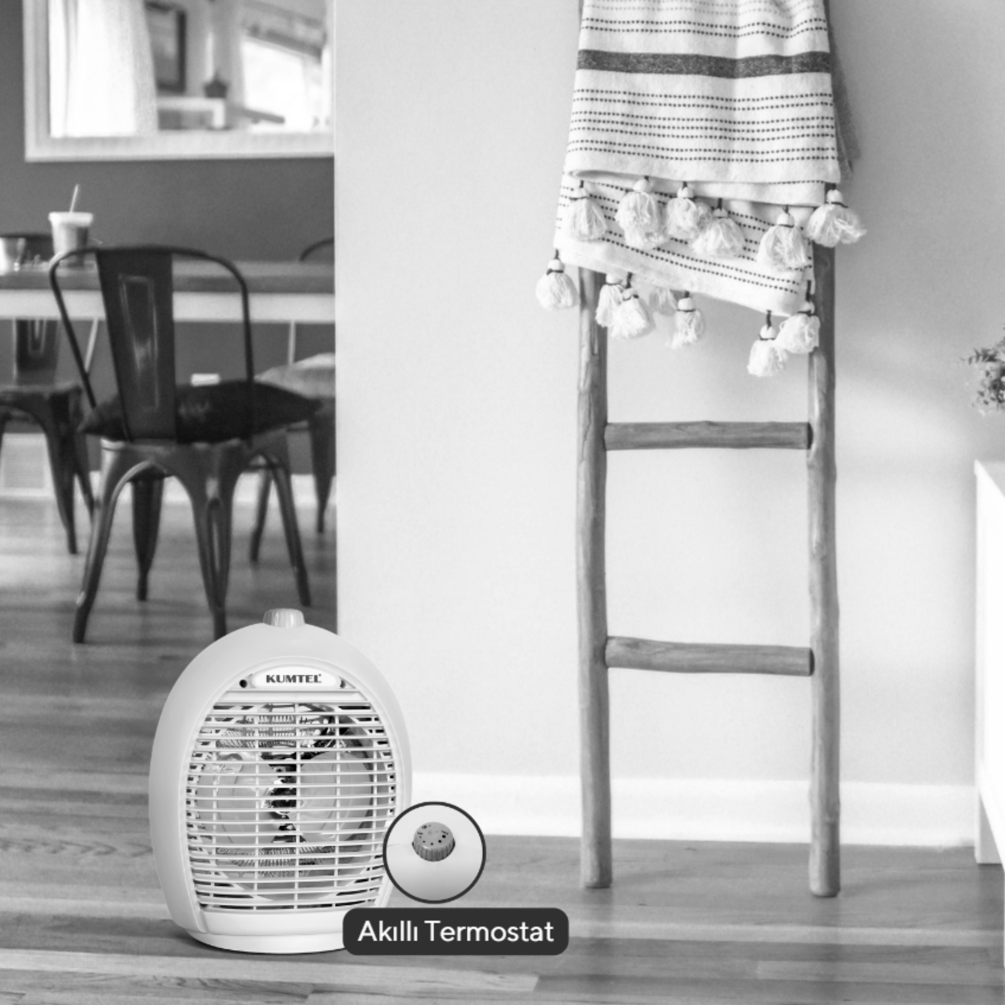 KUMTEL FANLI ISITICI LX6331 KREM