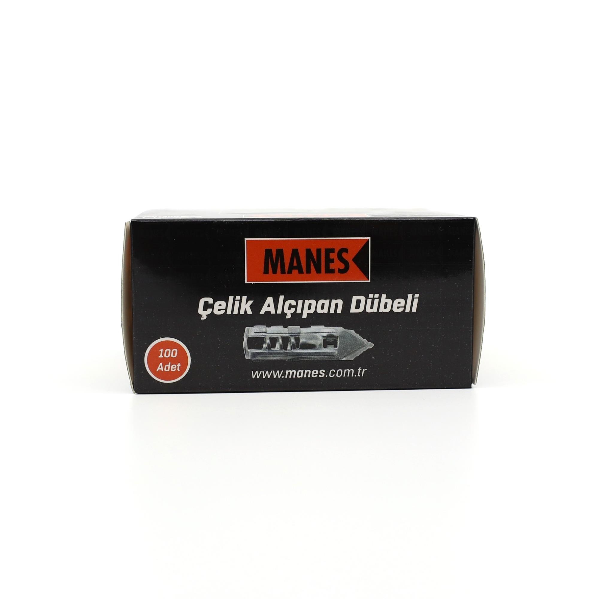 MANES ÇELİK ALÇIPAN DUBELİ KISA (100 ADET)