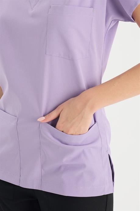 Core Flex Kadın Tek Üst Forma Lila | Uçak Medikal