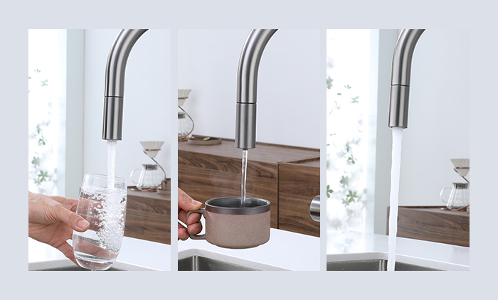 Solar 4'ü 1 Arada Anında Kaynar Su Batarya Sistemi (Gun Metal) | Mase Mode