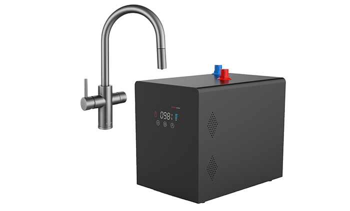 Solar 4'ü 1 Arada Anında Kaynar Su Batarya Sistemi (Gun Metal) | Mase Mode