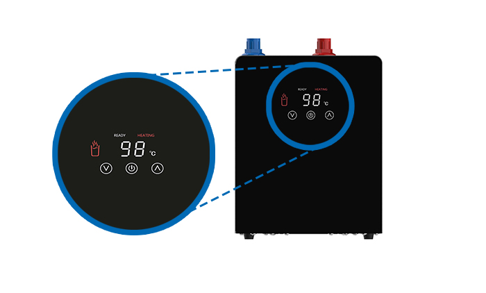 Solar 4'ü 1 Arada Anında Kaynar Su Batarya Sistemi (Gun Metal) | Mase Mode