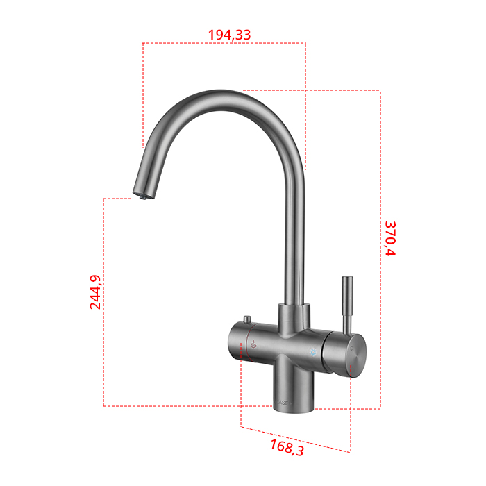 Sparkling 6'sı 1 Arada Anında Kaynar Su ve Soda Batarya Sistemi (Gun ...
