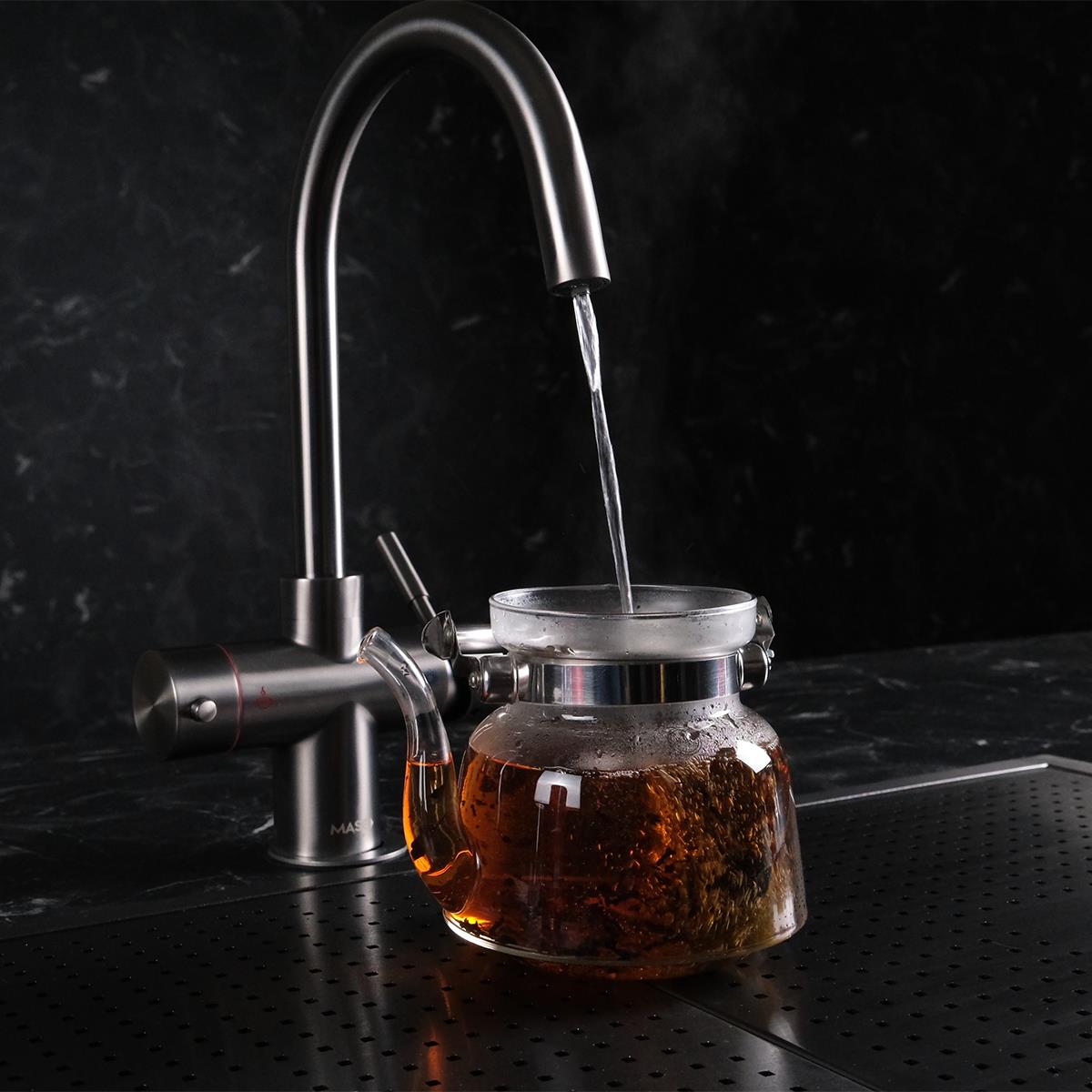 Sparkling 6'sı 1 Arada Anında Kaynar Su ve Soda Batarya Sistemi (Gun ...