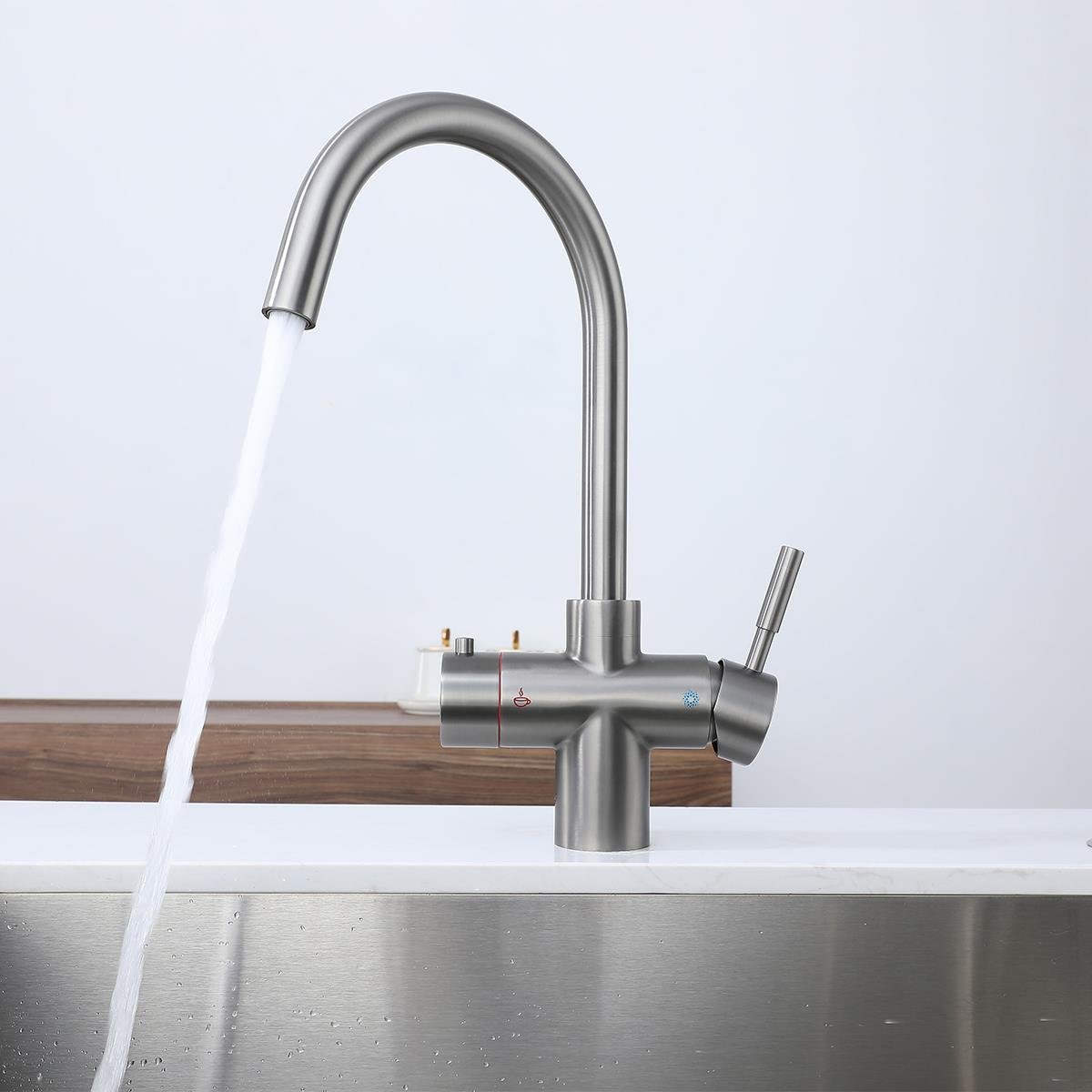 Sparkling 6'sı 1 Arada Anında Kaynar Su ve Soda Batarya Sistemi (Gun ...