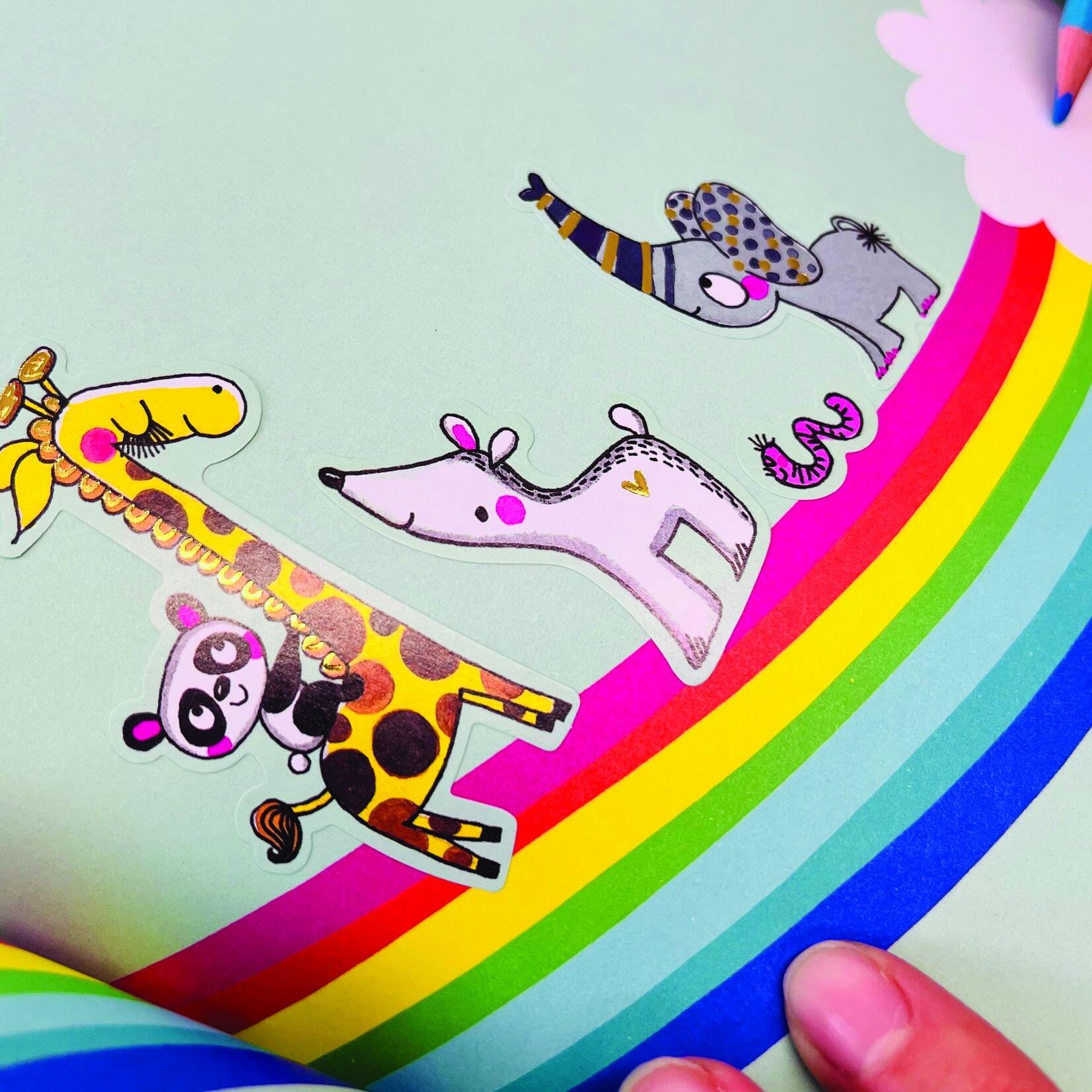 Rachel Ellen Design Sticker Boyama Kitabı / Love our Planet