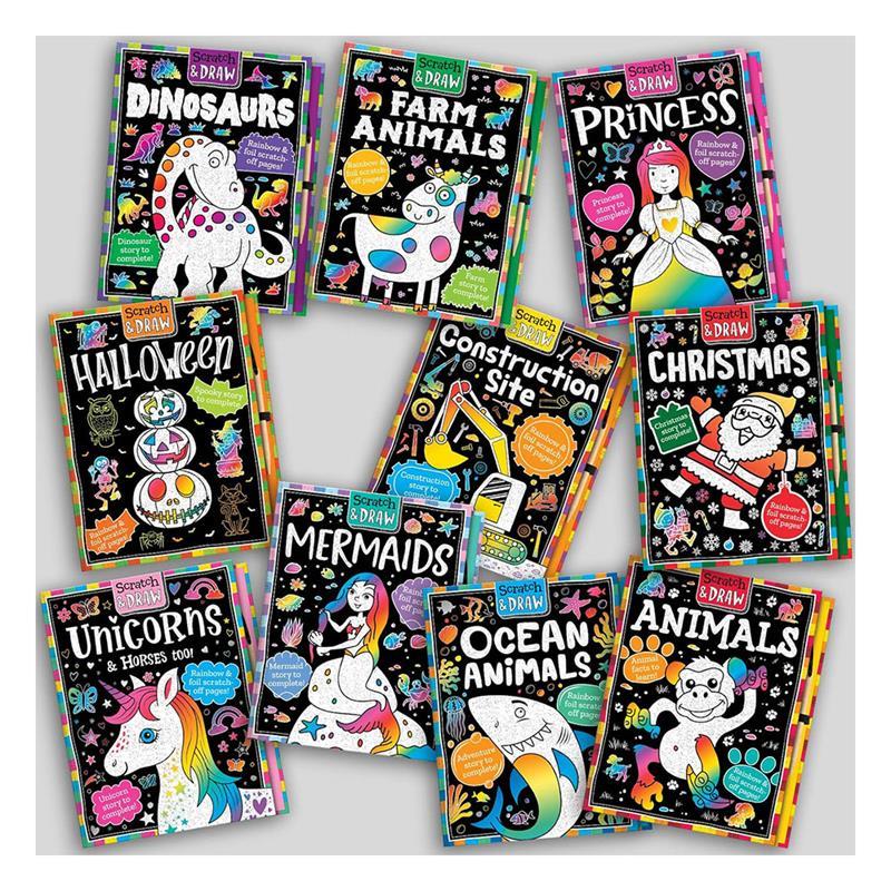 Scratch And Draw - Construction Site - Çocuk Kitabı - Racuun