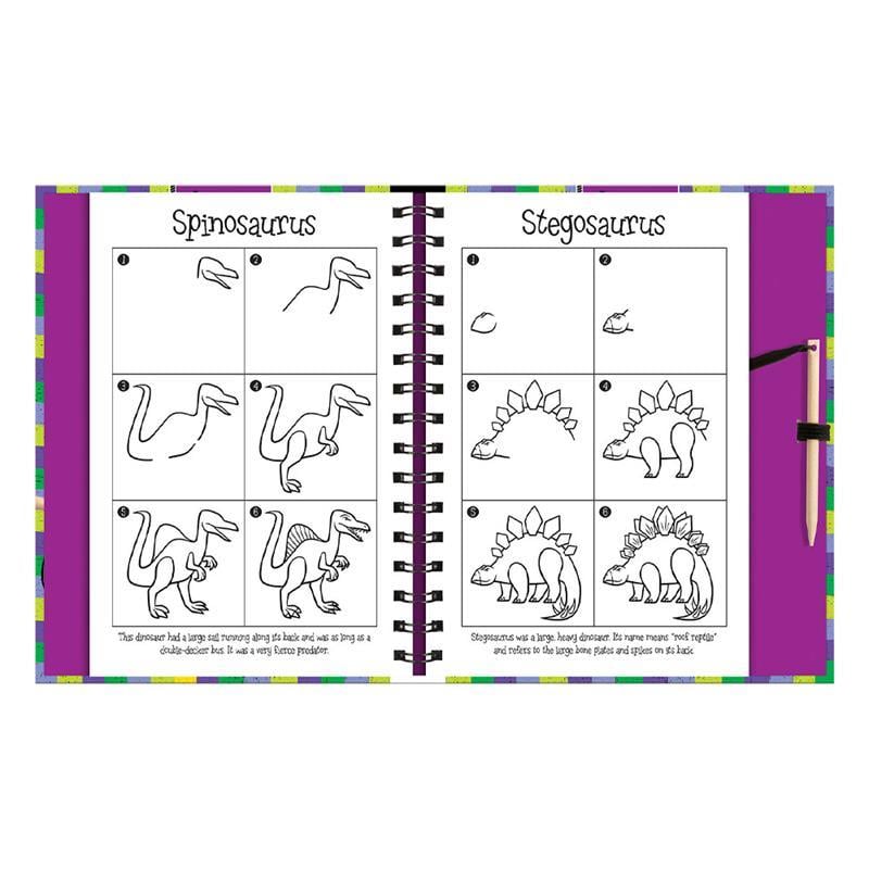 Scratch And Draw - Dinosaurs - Çocuk Kitabı - Racuun
