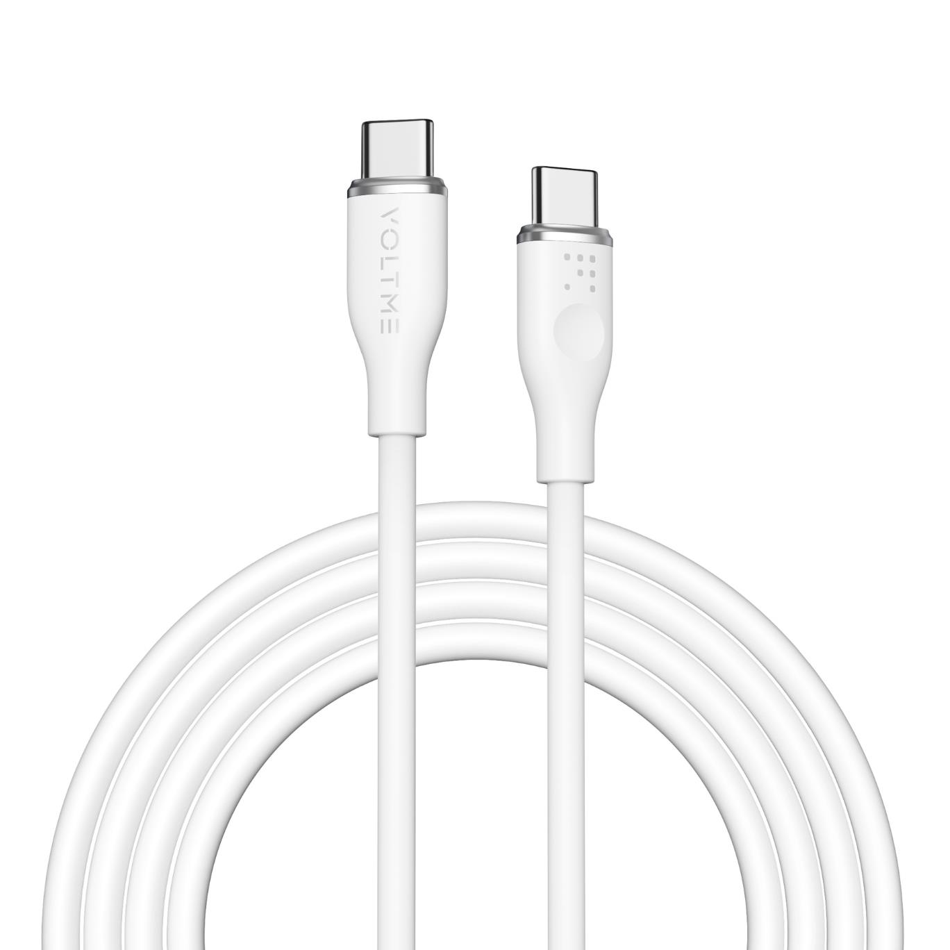 Voltme C2026 Powerlink Moss Şarj Kablosu 1.8M 3A- Beyaz