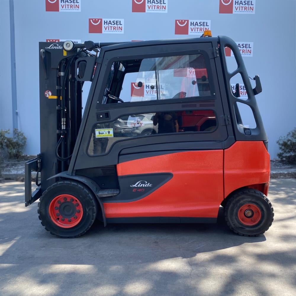 2013 Model LINDE E40/600L-388 Elektrikli Forklift (F1.3455) 2013 Model LINDE E40/600L-388 Elektrikli Forklift (F1.3455)