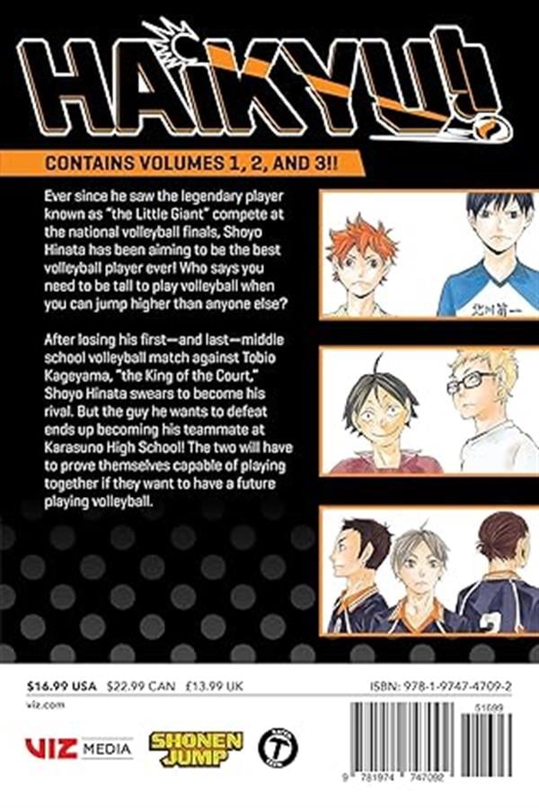 Haikyu!! (3-in-1 Edition), Vol. 1