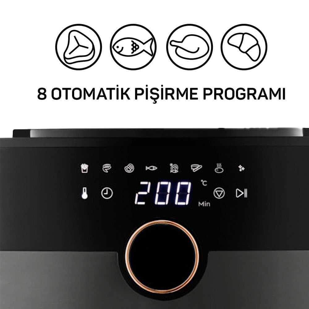 Arzum AR2074-B Airtasty Xl Fritöz Bakır | Yiğit AVM'de