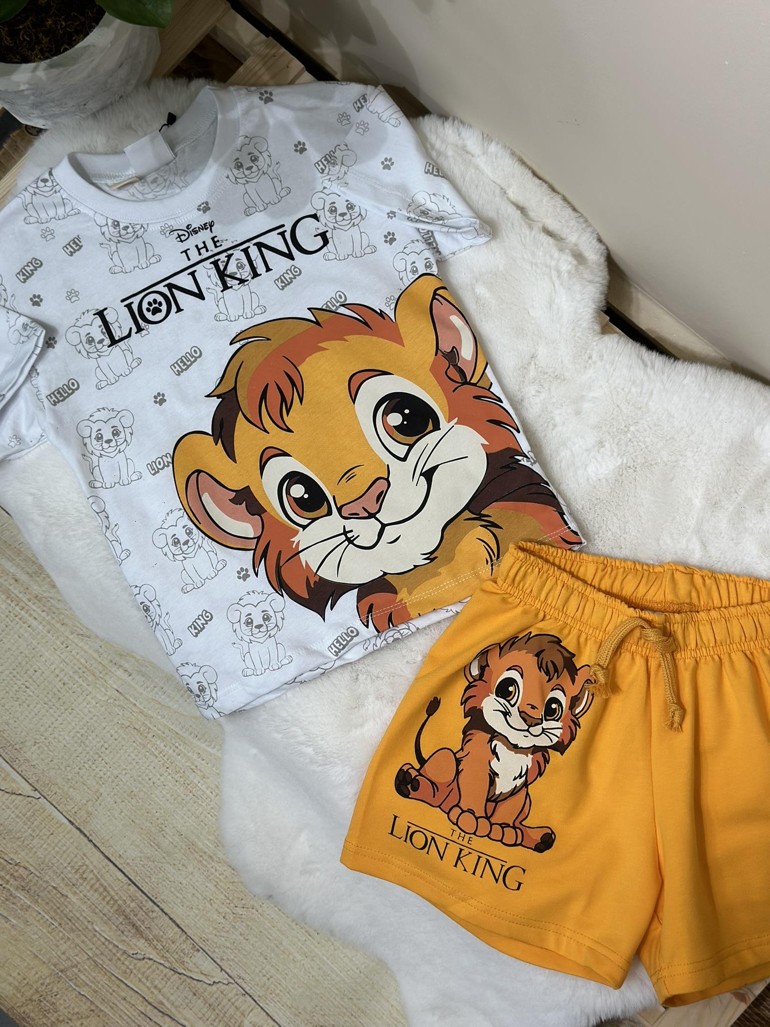 Lion King Baskılı Erkek Çocuk İkili Takım Turuncu (2-8 Yaş) Lion King Baskılı Erkek Çocuk İkili Takım Turuncu (2-8 Yaş)