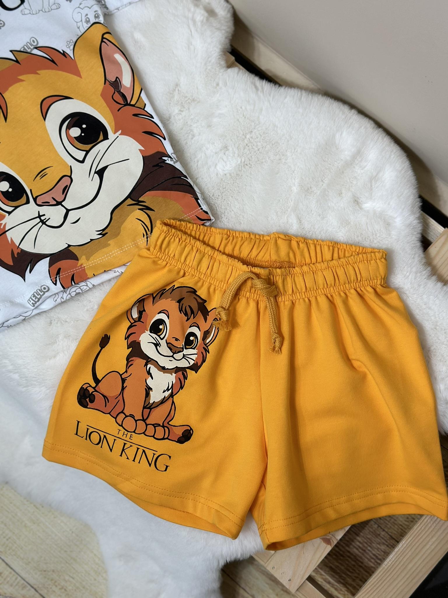 Lion King Baskılı Erkek Çocuk İkili Takım Turuncu (2-8 Yaş) Lion King Baskılı Erkek Çocuk İkili Takım Turuncu (2-8 Yaş)