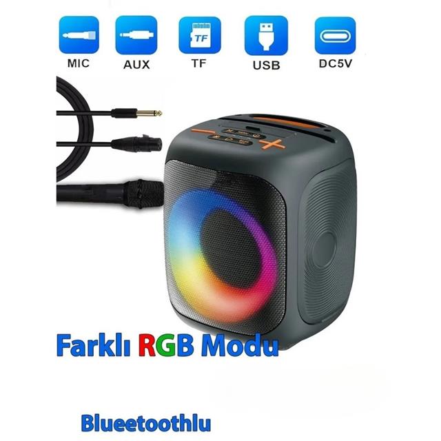 ACL Bluetooth Taşınabilir Hoparlör Kablosuz Mini Hoparlör Şarjlı Yüksek ...