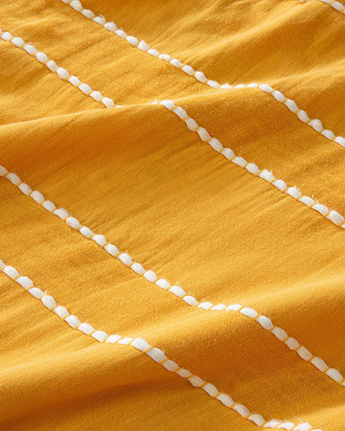 Essence Müslin King Size Yatak Örtüsü Hardal 8680887525579 | English Home