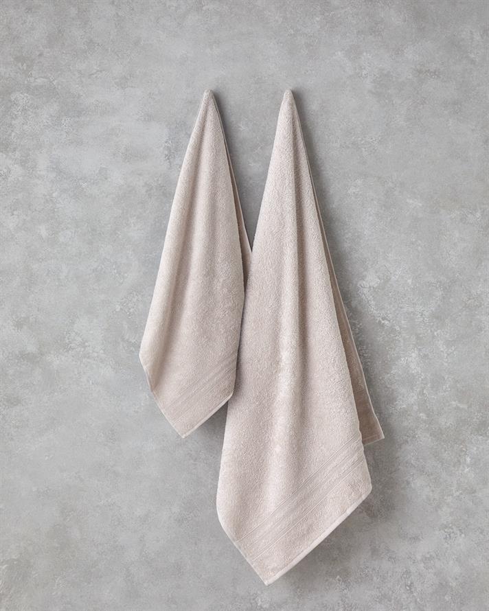 Pure Basic Pamuklu Banyo Havlusu Bej 8698854934606 | English Home