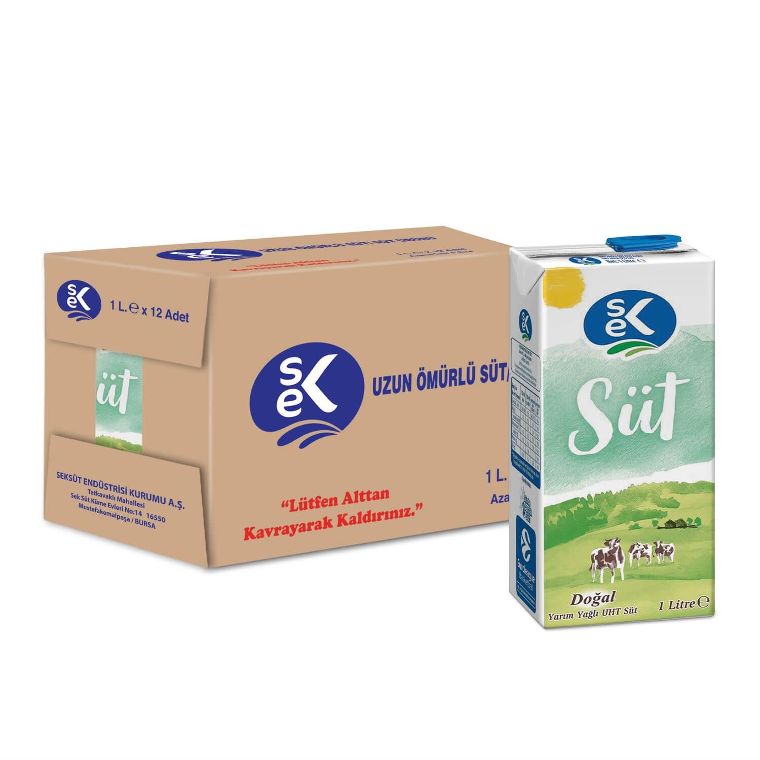 SEK %1,5 Yağlı Süt 1 L X 12