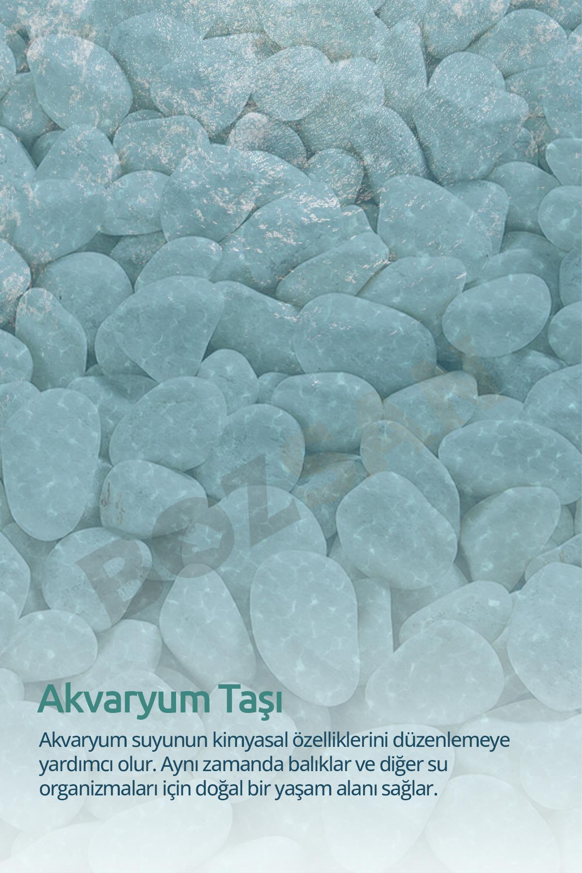 Beyaz Taş 25 Kg 4-6 Cm Beyaz Dolomit Taş Dere Taşı Çakıl Taşı Bahçe Süs ...