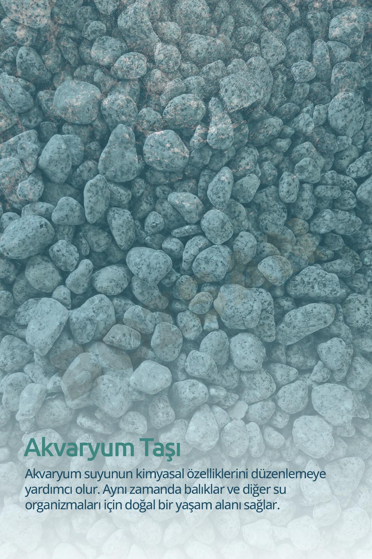 Granit Dolomit Taş , 25 kg , 1-2 cm , Akvaryum Taşı , Dekoratif Çakıl ...